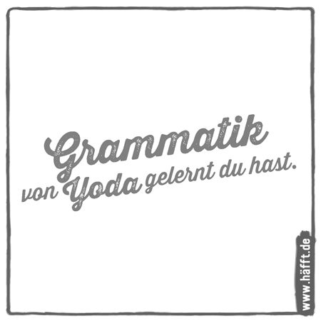 Grammatik Lustig